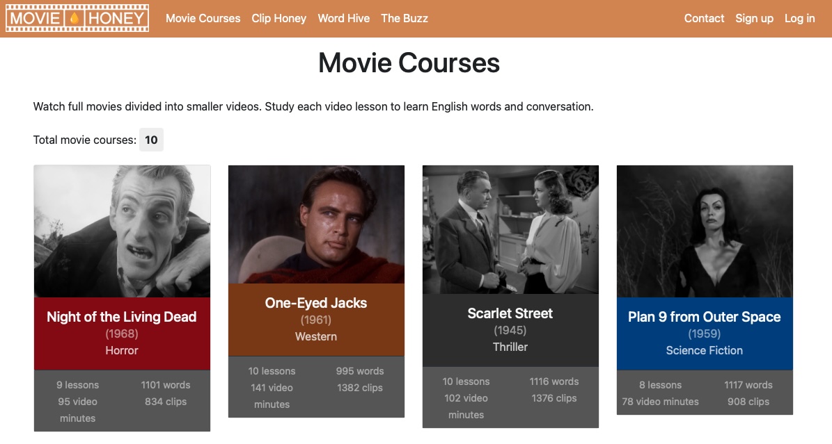 Movie Honey | Movie Courses